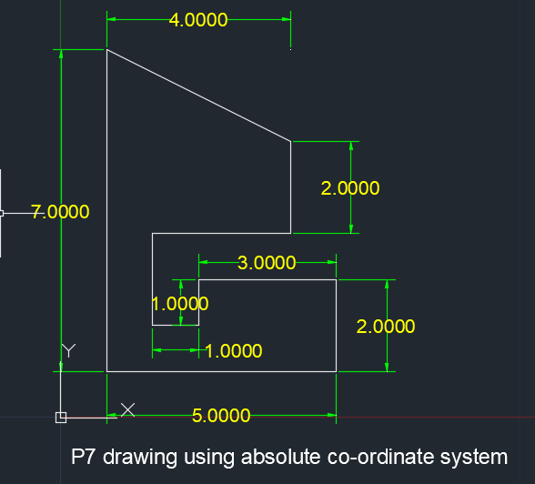 Creation of geometries by Coordinate system methods using AutoCad ...