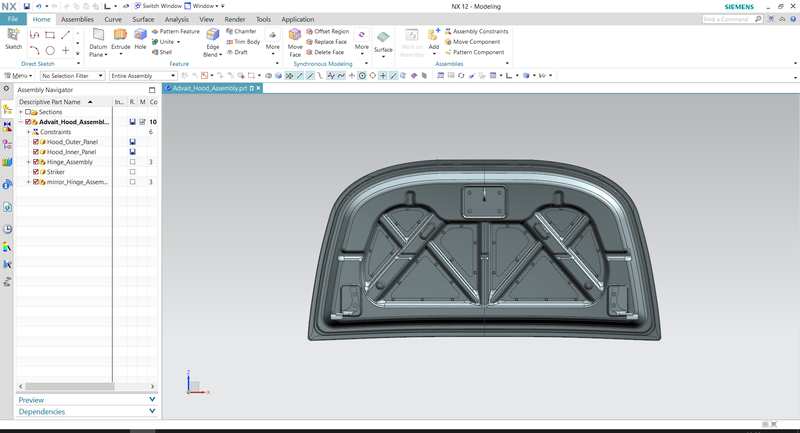 Hood design-Week 2 : Skill-Lync