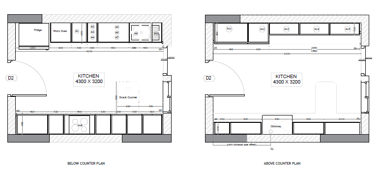 Creating a Wardrobe detailed drawing, Floor Plan, Kitchen Layout and ...