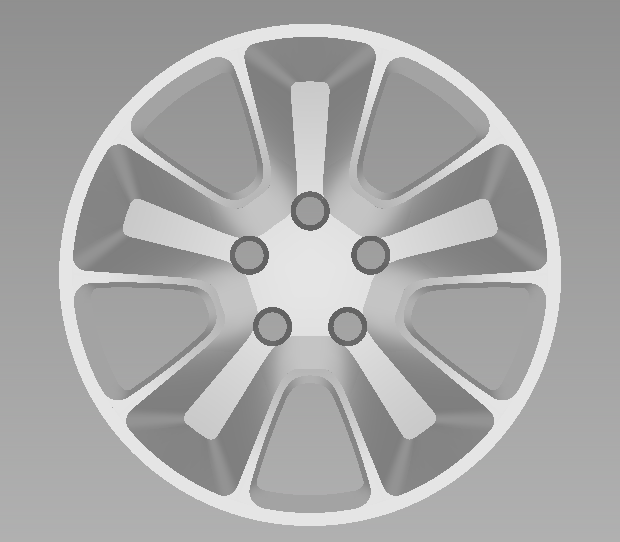 Challenge 4 : Concept Modelling of Alloy Wheel : Skill-Lync