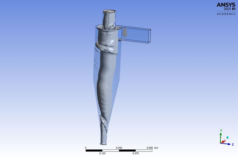 Week 8 - Simulating Cyclone separator with Discrete Phase Modelling : Skill-Lync