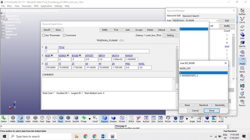 Week - 4 - Crash Box Simulation : Skill-Lync