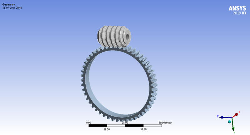 Week 8 Worm Gear Challenge : Skill-Lync