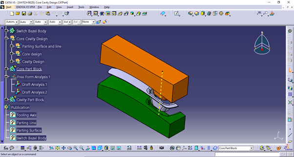 Core & Cavity Design using Catia V5 : Skill-Lync