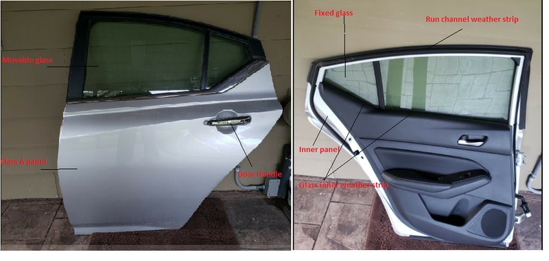 Week 6 - Creating connection for Rear door : Skill-Lync