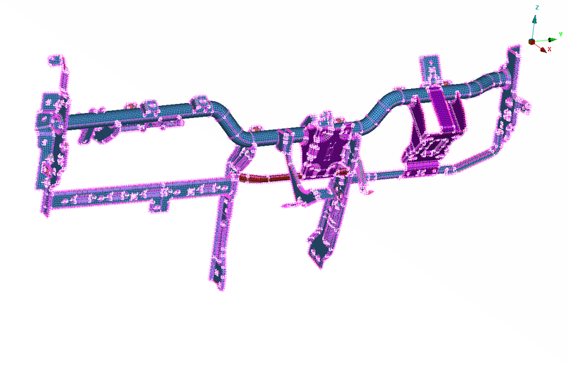Project 1 - 2D meshing on the instrumental Panel : Skill-Lync