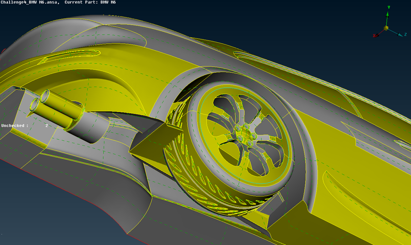 Week 4 Challenge : CFD Meshing for BMW car : Skill-Lync