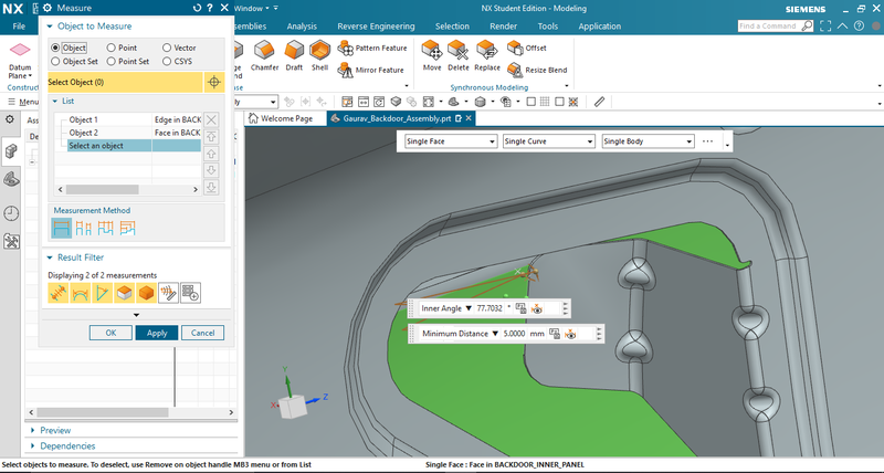 Design of backdoor : Skill-Lync