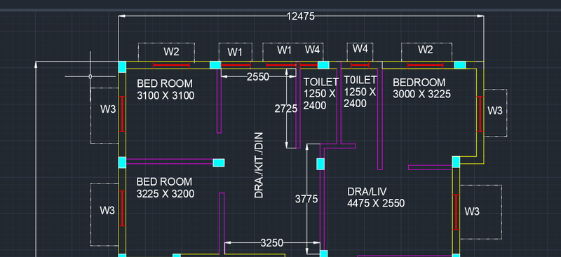 Creating a Layout, Section and Elevation with dimensions using AutoCad ...