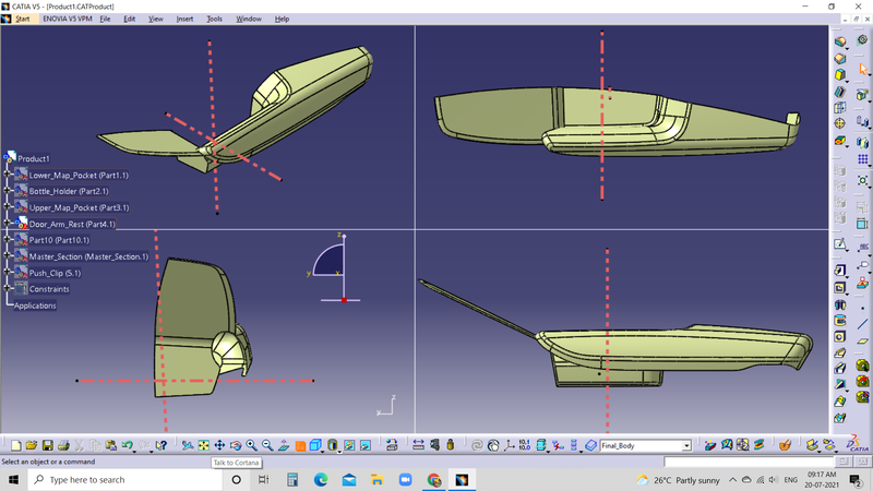 Week 11 - Final project Door Trim : Skill-Lync