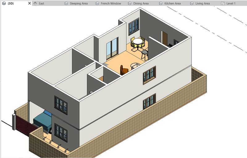 Creating Walls, Partition walls and Floors for a residential layout ...
