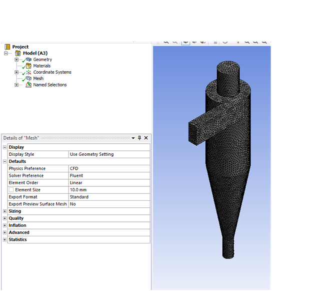 Week 8 - Simulating Cyclone separator with Discrete Phase Modelling : Skill-Lync