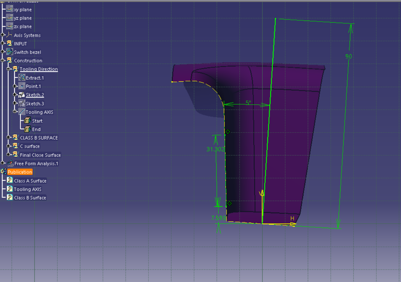 Week 8 - Challenge 3 - Switch Bezel Design : Skill-Lync