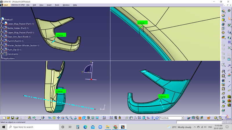 Week 11 - Final project Door Trim : Skill-Lync