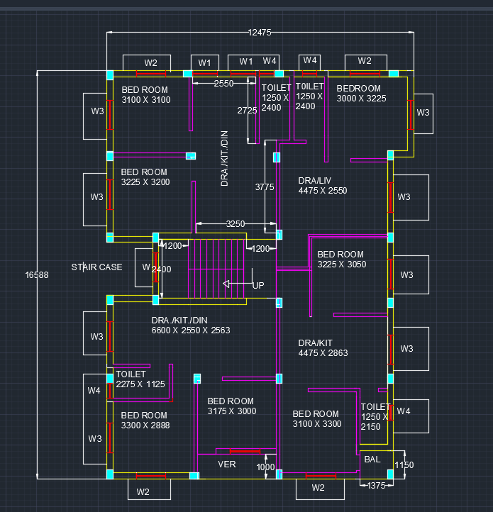Creating a Layout, Section and Elevation with dimensions using AutoCad ...
