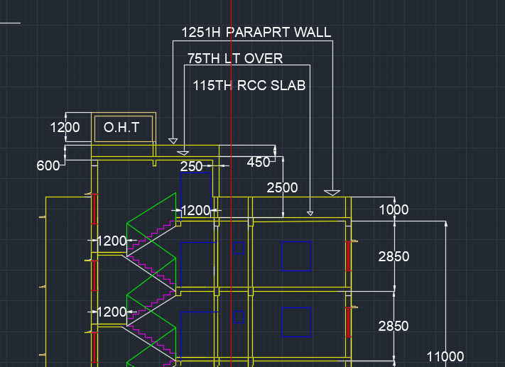 Creating a Layout, Section and Elevation with dimensions using AutoCad ...