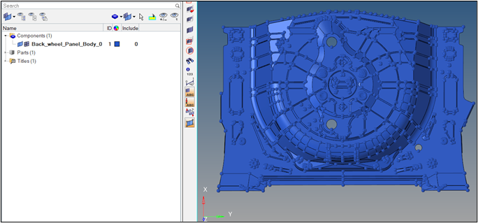 MESHING OF REAR WHEEL HOLDER IN HYPERMESH : Skill-Lync
