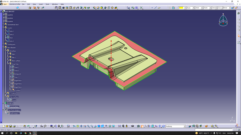 Week 8 - Challenge 2 - Base Bracket Design : Skill-Lync