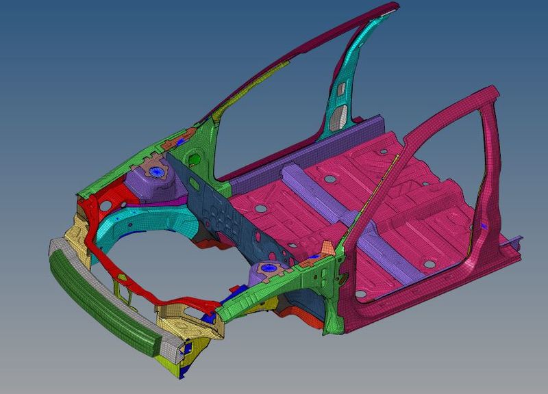 Assignment 6-Frontal Crash Simulation Challenge : Skill-Lync