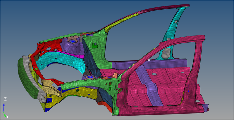 Assignment 6-Frontal Crash Simulation Challenge : Skill-Lync