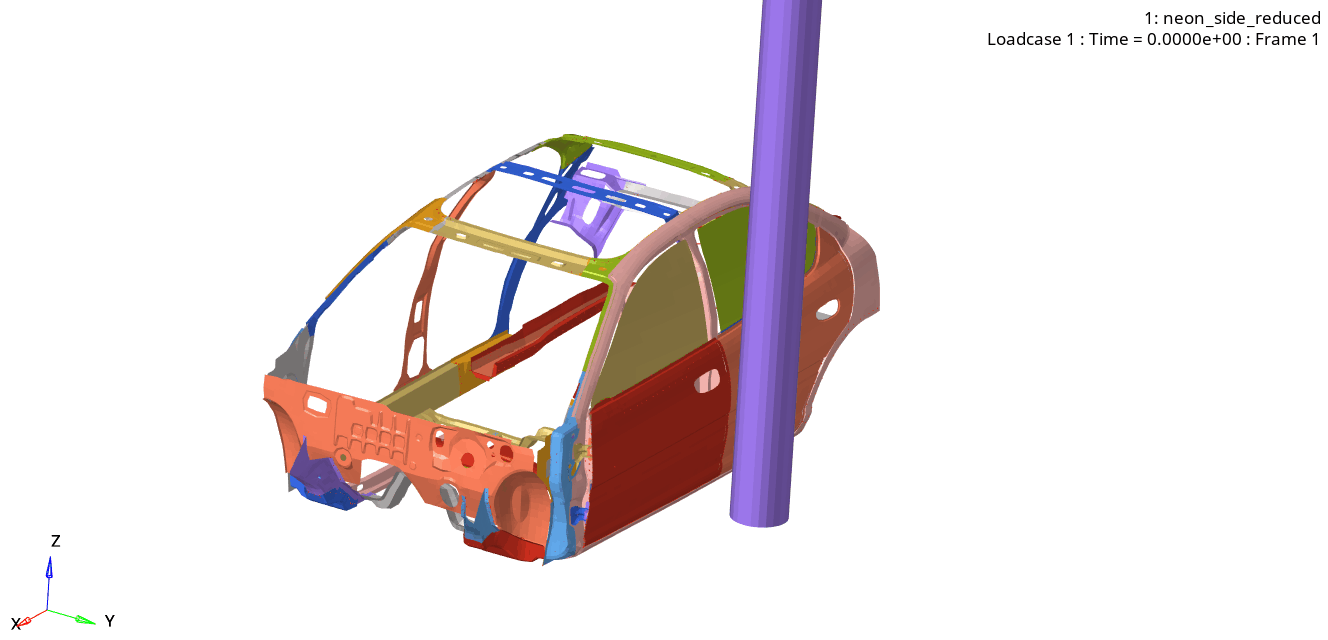 Assignment 7-Side Pole Crash Simulation Challenge : Skill-Lync