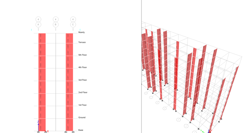 Analysis & Design of RCC shear walls in the model using ETABS : Skill-Lync
