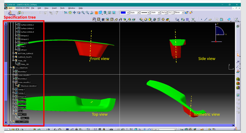 Week 8 - Challenge 3 - Switch Bezel Design : Skill-Lync