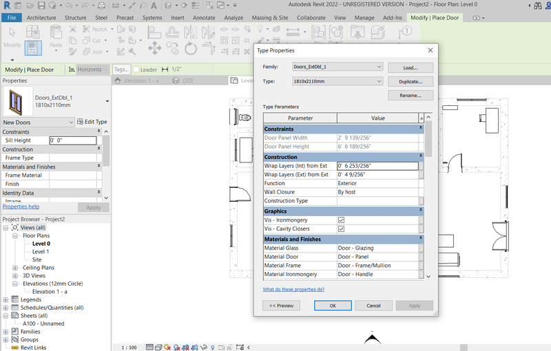 Creating Levels, Grids, Layout and model elements for a residential unit using REVIT : Skill-Lync