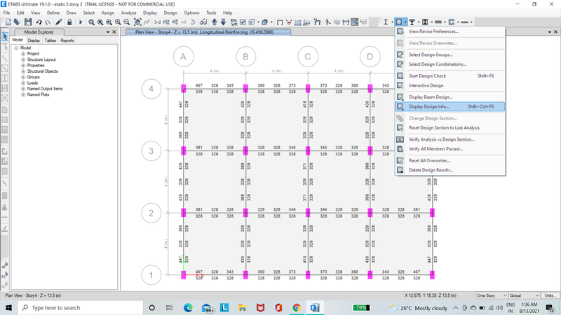 Reinforcement Detailing of Beams from ETABS output : Skill-Lync