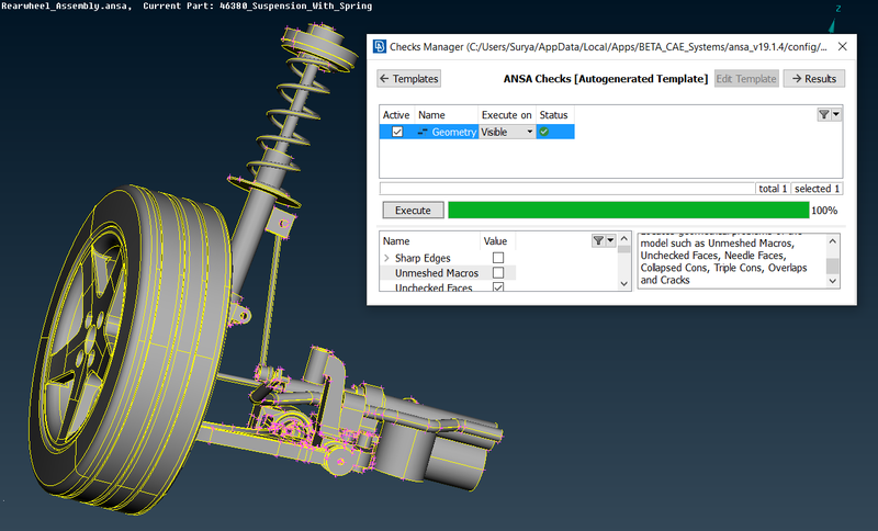 Project - 2 - Meshing on the suspension Assembly : Skill-Lync