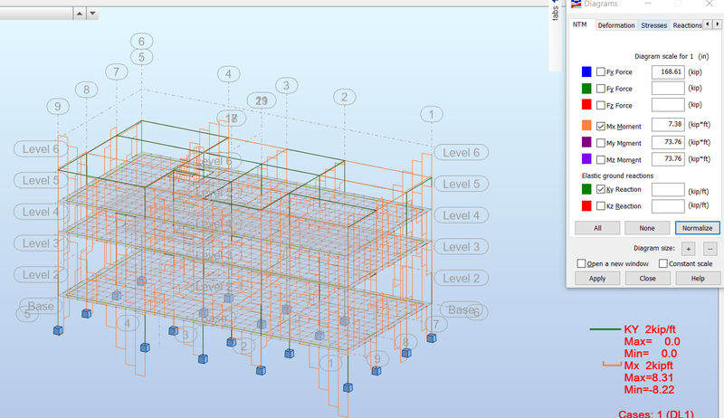 Structural analysis of a buidling using Robot Structural Analysis ...