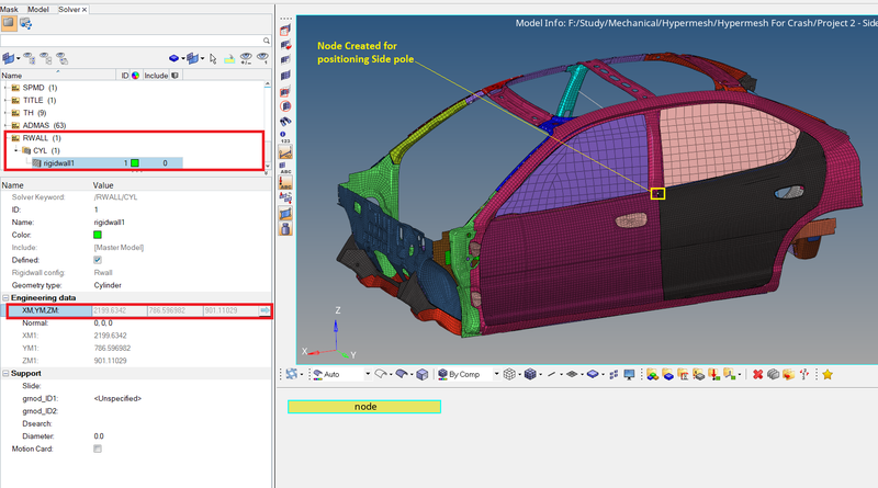 Side Pole Crash Simulation Challenge