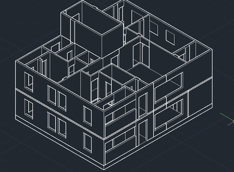 Autocad 3d Building Drawings