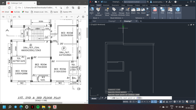 Exterior Wall Dimensions Autocad Creating A Layout, Section And