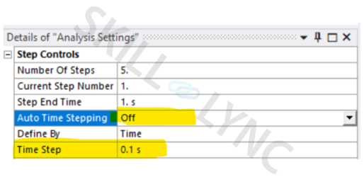 Analysis Settings in Ansys Software | Skill-lync Technical Blogs